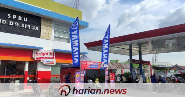 Semarak HUT Yamaha ke-50, SJAM Bagi-bagi Voucher Pertamax ke Konsumen
